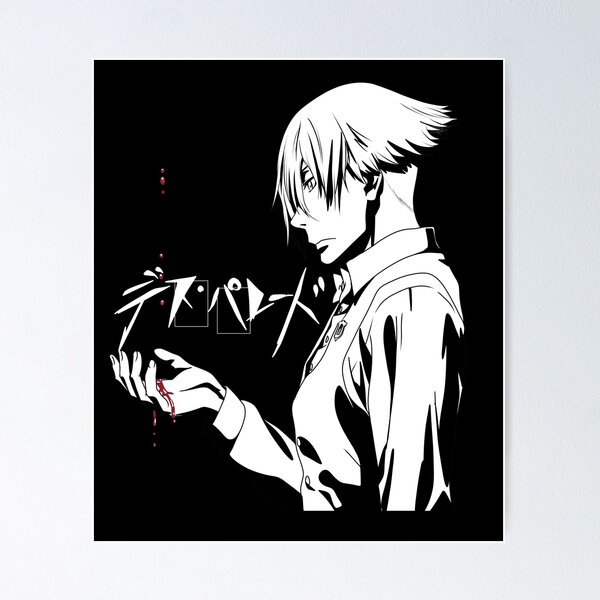"DEATH PARADE" Poster for Sale by majotoyokai | Redbubble
