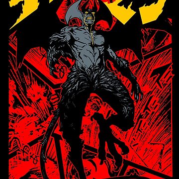 "Debiruman Rising (Collab with Dicky The Darkwraith)" Sticker by ...