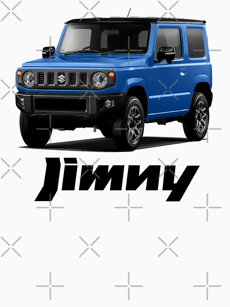 "New Suzuki Jimny - Blue" T-shirt for Sale by Woreth | Redbubble ...