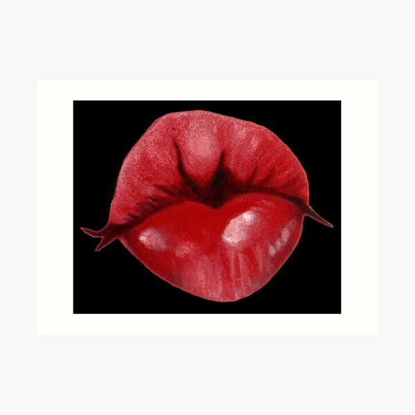 "Puckered Lips (Donald Trump)" Art Print for Sale by denisestanley ...