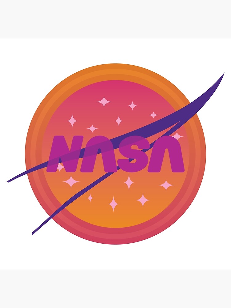 "NASA Logo - Orange Theme" Art Print for Sale by SpaceDesigns | Redbubble