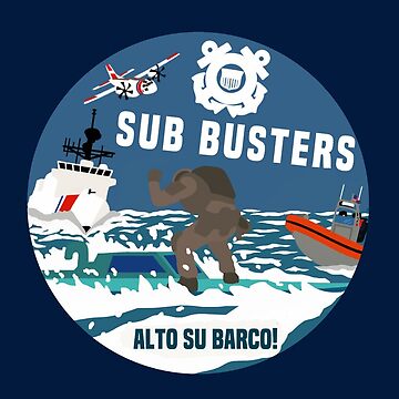 "Coast Guard Sub Busters" Sticker for Sale by AlwaysReadyCltv | Redbubble