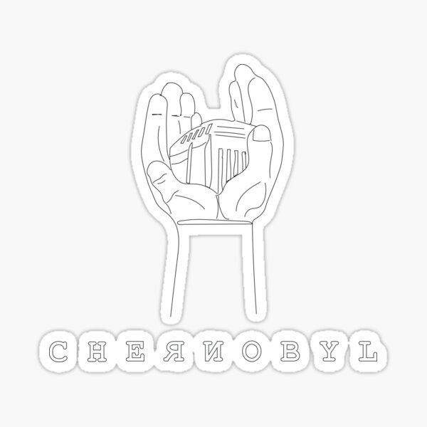"CHERNOBYL" Sticker for Sale by feykriil | Redbubble