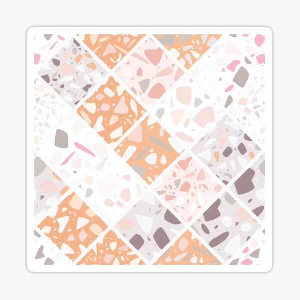 "Terrazzo 022" Sticker by BlueLela | Redbubble