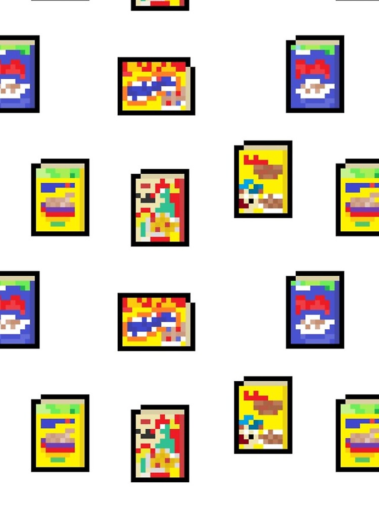 "Pixel art cereal boxes" iPhone Case for Sale by boshing-jerry | Redbubble