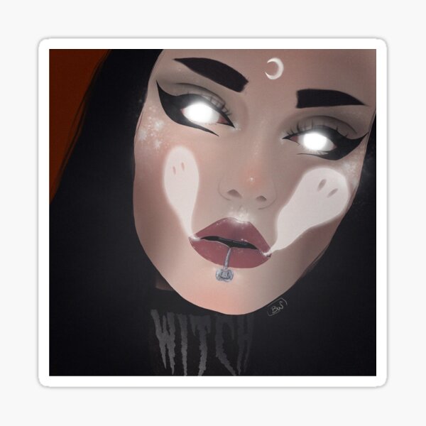 "Possessed Ghost Girl" Sticker for Sale by BeckyWillson | Redbubble