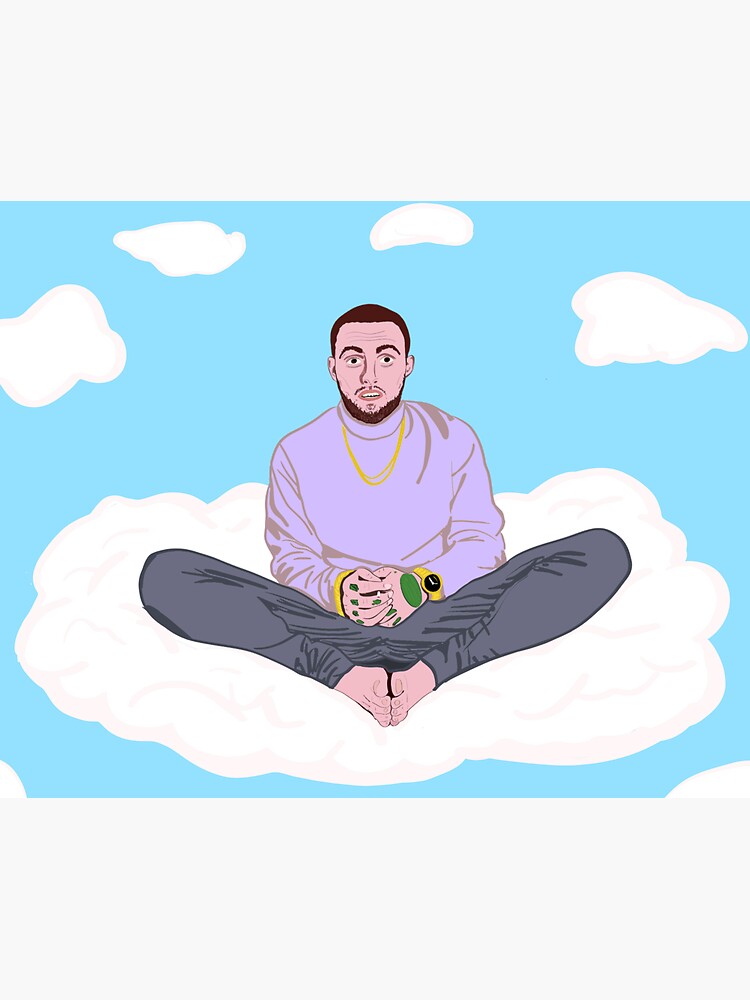 "floating Malcom" Sticker for Sale by Allison-Rozell | Redbubble