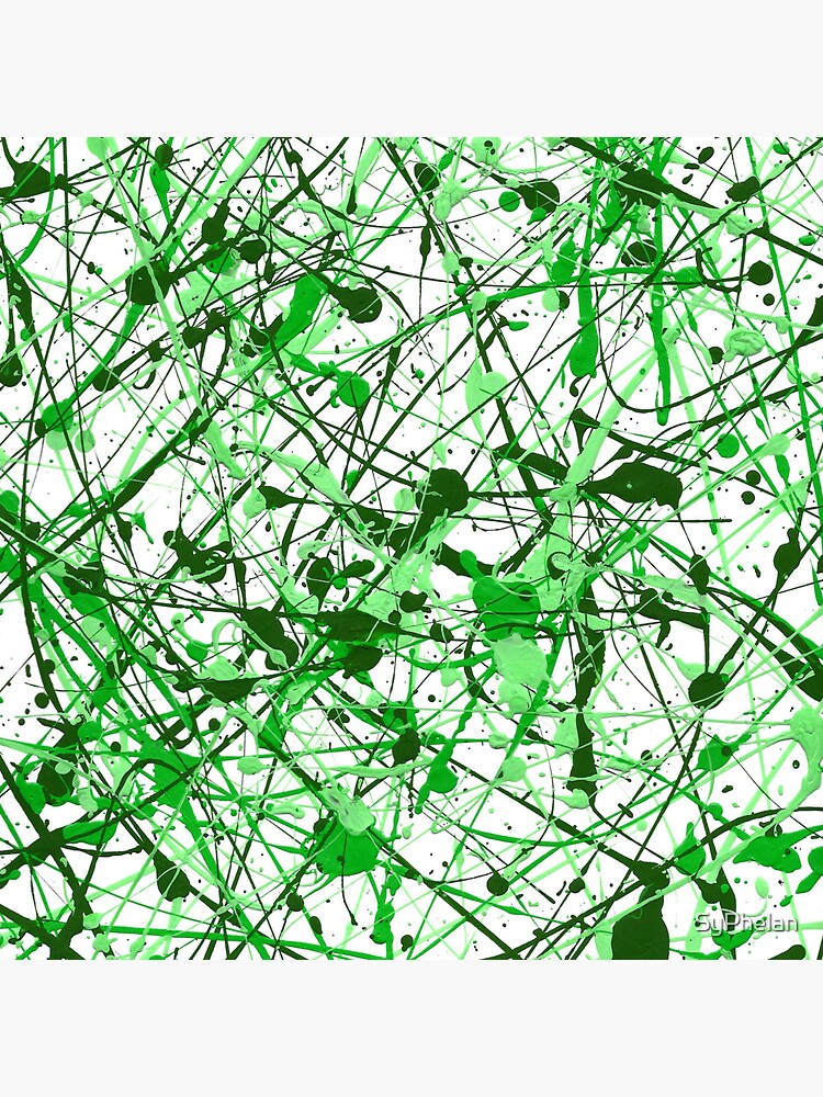 "Splat! 6 (Lucky Slime)" Sticker for Sale by SyPhelan | Redbubble