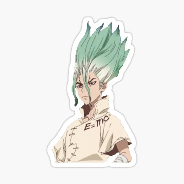 "Dr. Stone: Ishigami Senku" Sticker by WellThisIsit | Redbubble