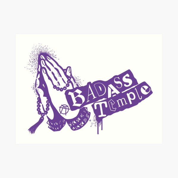 "Bad Ass Temple Logo" Art Print by CJdigitaldesign | Redbubble