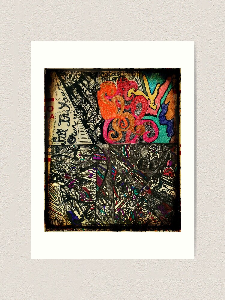 "fill in your own color palette" Art Print by MickArt | Redbubble