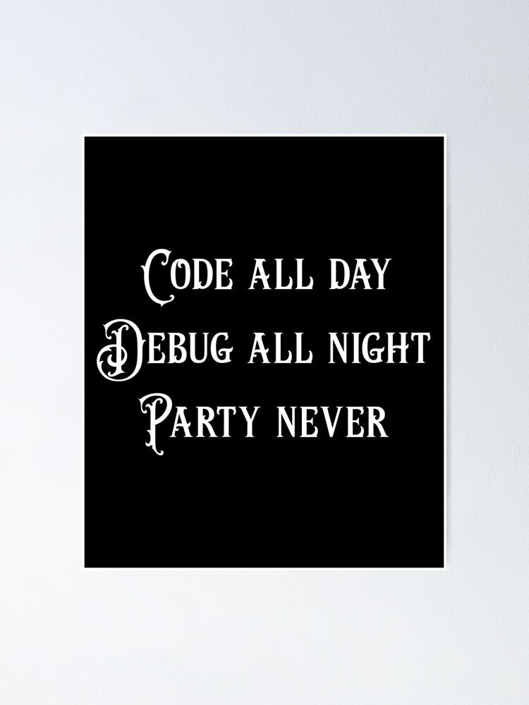 "Funny Programming Vintage Programmers Code Debug Day Night design ...