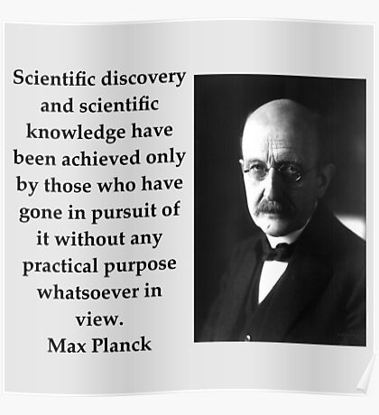 Max Planck Posters | Redbubble