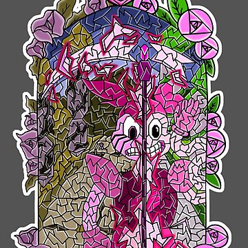 "Spinel Stained Glass Window" Sticker for Sale by MooieProducts | Redbubble