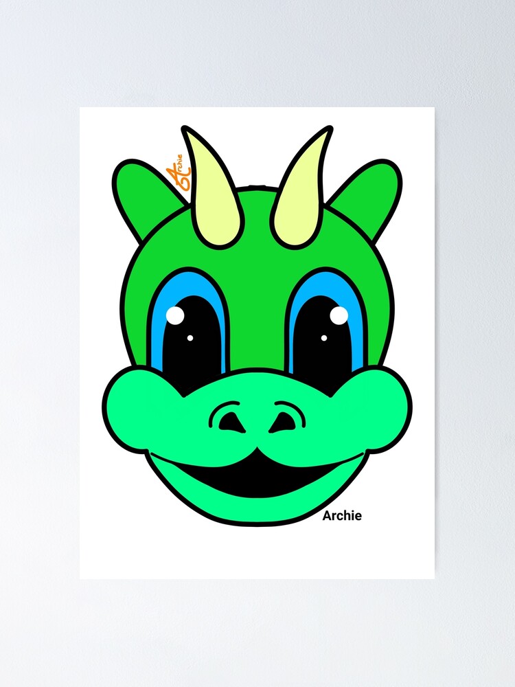 "Archie - Dragon" Poster by Archikins9 | Redbubble