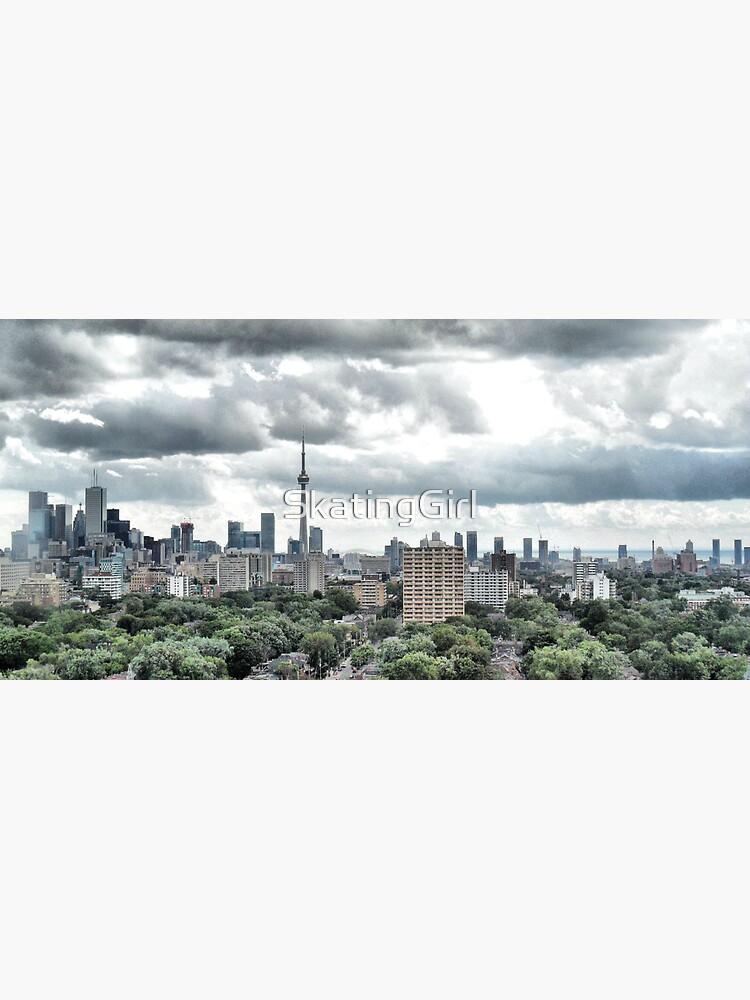 "Toronto Skyline" Sticker by SkatingGirl | Redbubble