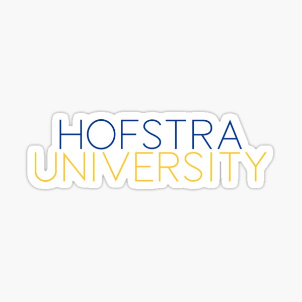 "Hofstra University " Sticker for Sale by lohtus | Redbubble