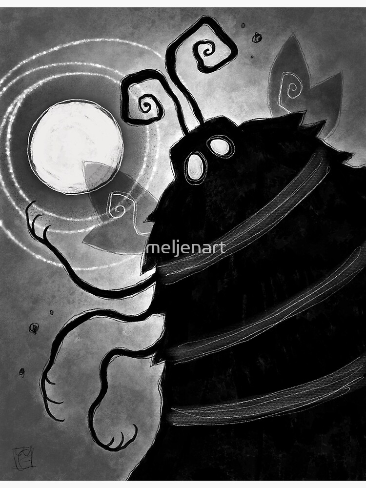 ""Bee-He-Moth’" Cryptid Bee Moth Bug Monster" Art Print for Sale by ...