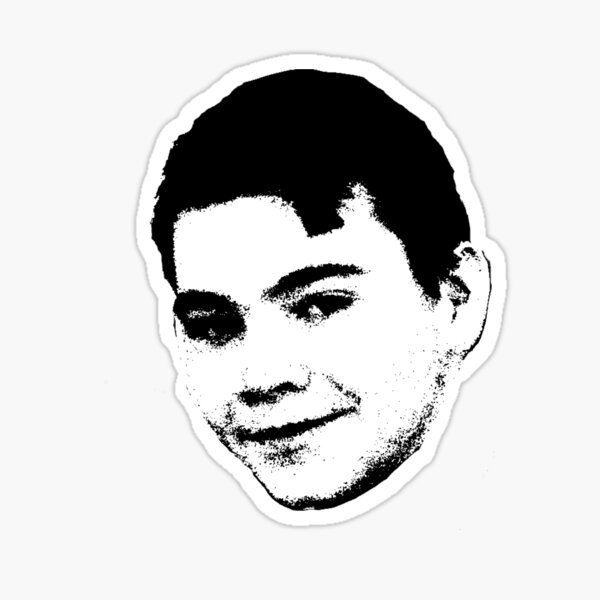 "Ewan's Head (White)" Sticker for Sale by JackMcgurn | Redbubble