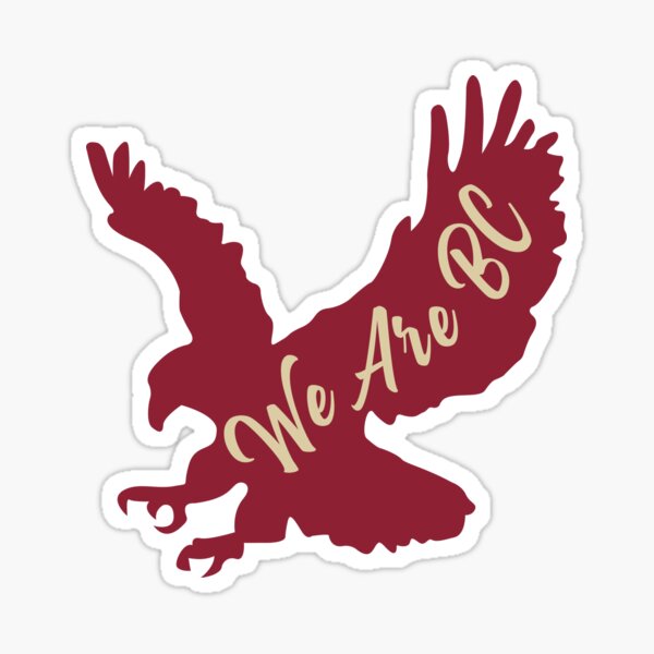 "Boston College Eagle (We Are BC)" Sticker for Sale by ma159 | Redbubble