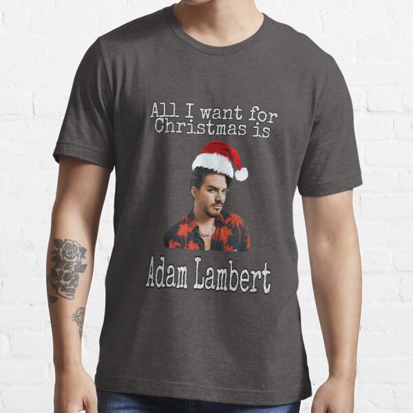 "Adam Lambert Christmas" T-shirt for Sale by Fanartistic | Redbubble ...