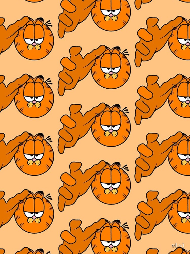 "garfield checks your vibe" iPhone Case for Sale by satanic-citrus ...
