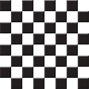 "Checkered Chess Board (Seamless Tile Pattern)" Sticker for Sale by ...