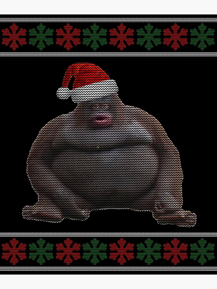 "Uh Oh Stinky Poop Le Monkey Ugly Christmas" Poster by HappyMonkeyTees ...