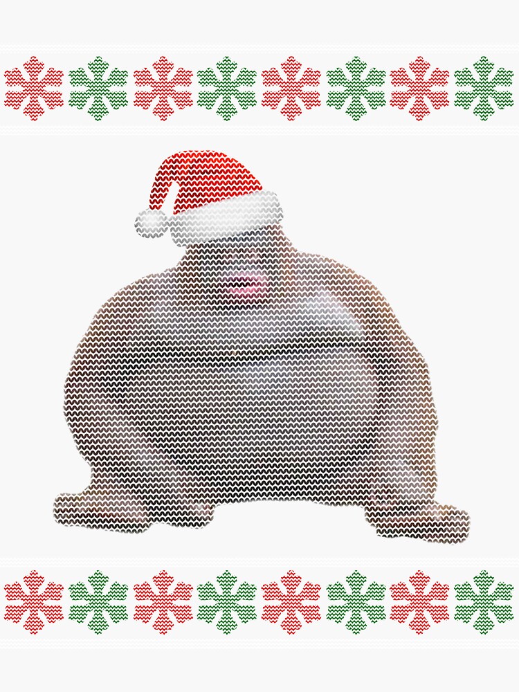 "Uh Oh Stinky Poop Le Monkey Ugly Christmas" Sticker for Sale by ...