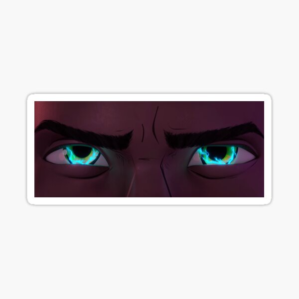 "Miles Morales - Eyes" Sticker for Sale by ur-such-a-qt | Redbubble