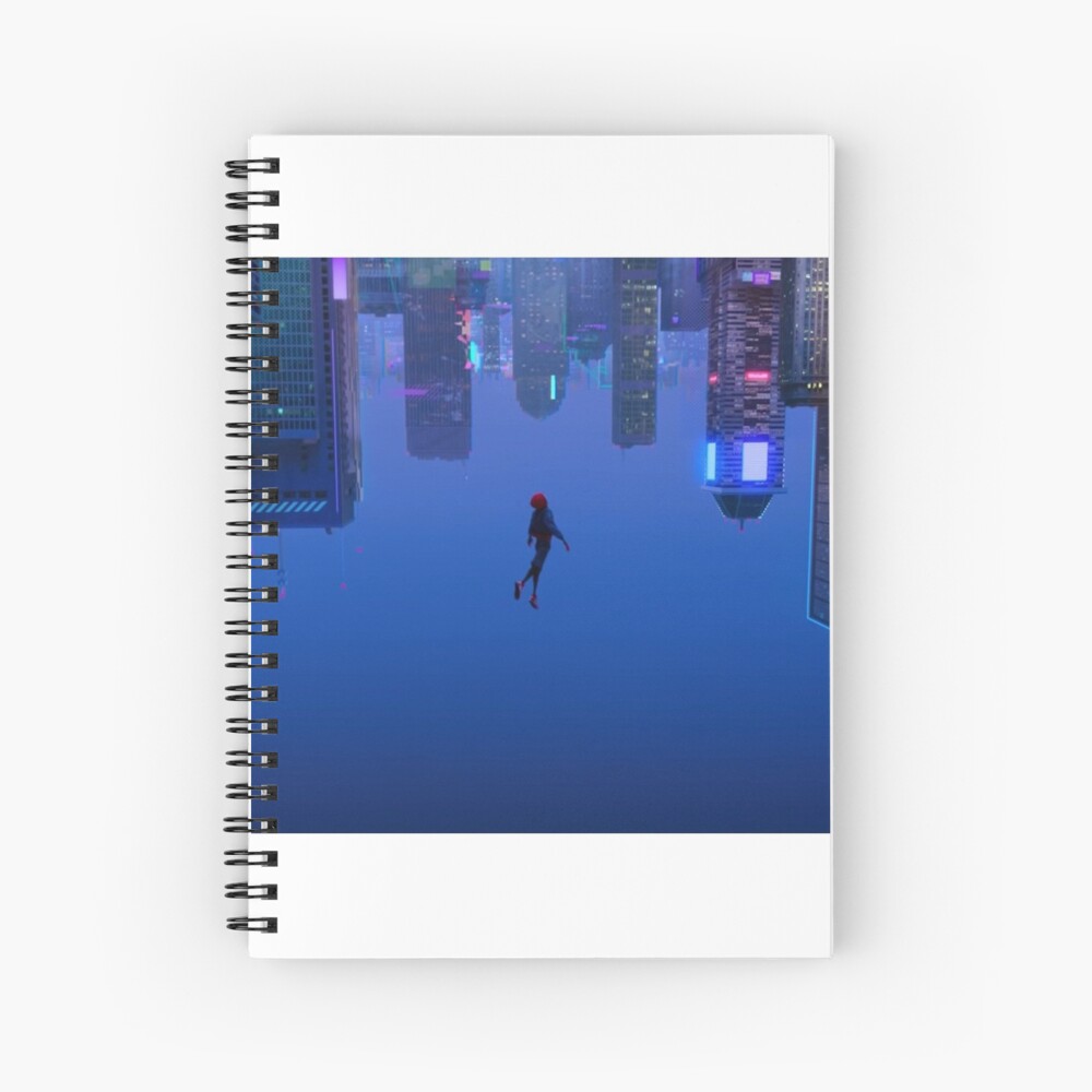 "Miles Morales - Rising into the city" Spiral Notebook by ur-such-a-qt ...