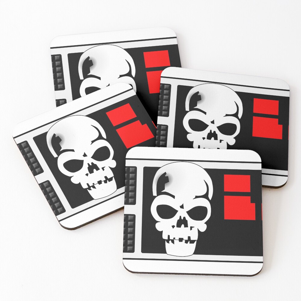 "2000AD Rogue Trooper BioChip" Coasters (Set of 4) by cubicspin | Redbubble
