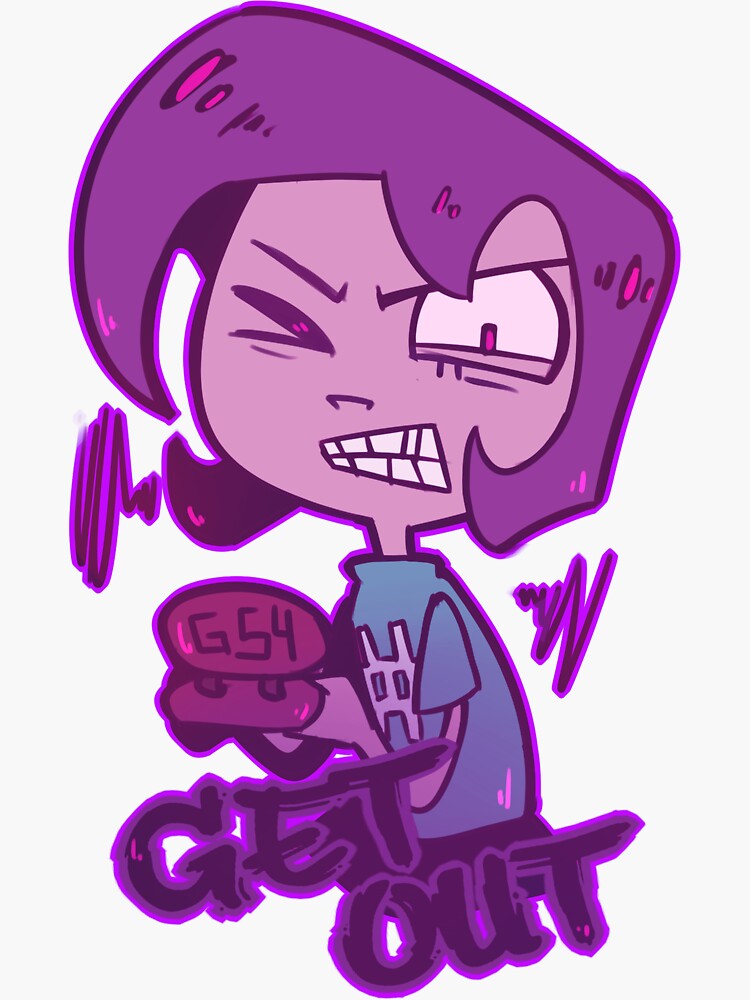 "Gaz - Get Out" Sticker by ImMaryDude | Redbubble