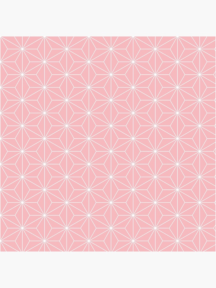 "Demon Slayer Nezuko Kamado Kimono Pattern (WHITE VER.)" Poster by ...