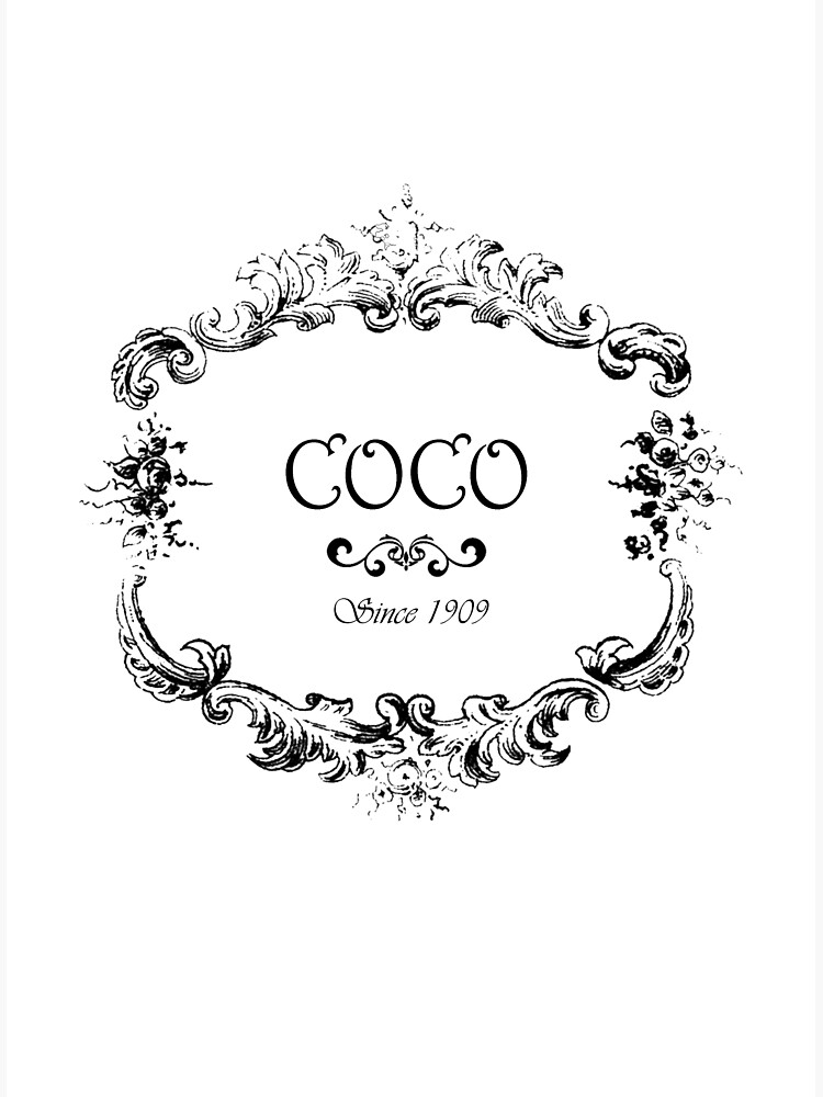 "coco logo vintage old style" Poster for Sale by kim22080 | Redbubble