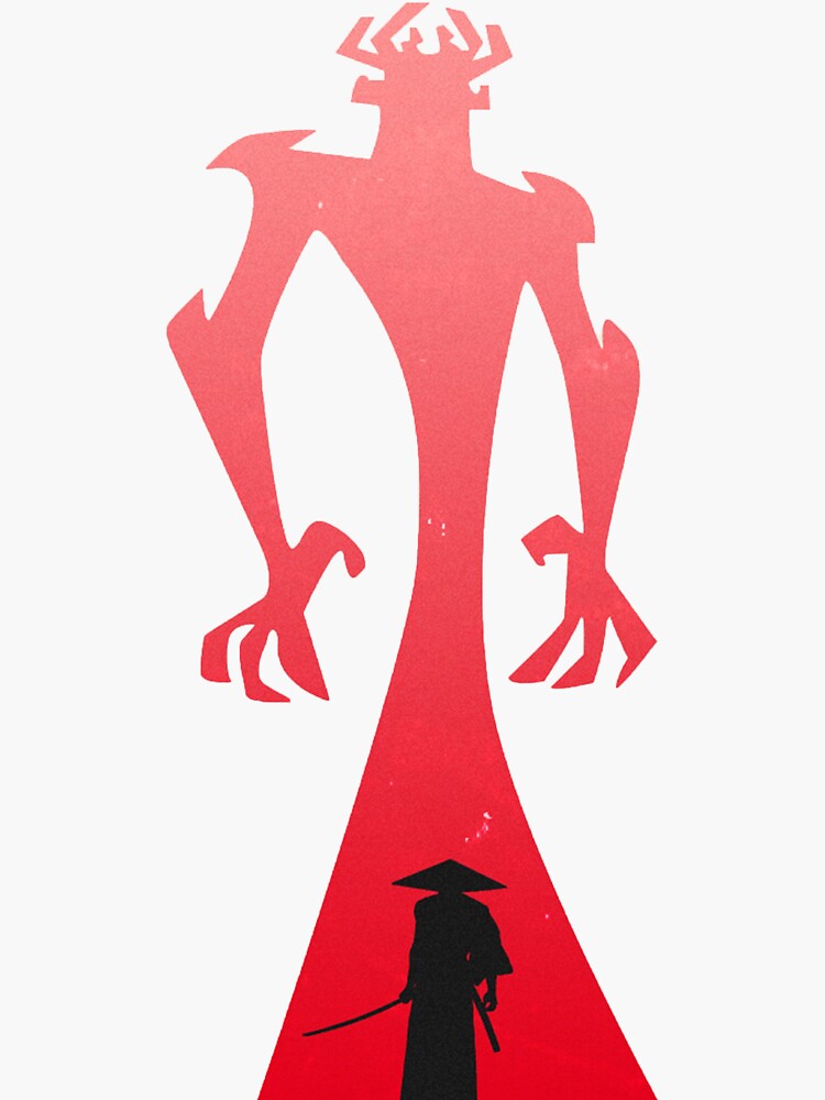 "Samurai Jack" Sticker for Sale by SDhunter | Redbubble