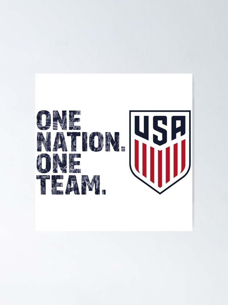 "one nation one team merch" Poster for Sale by jaonilove | Redbubble