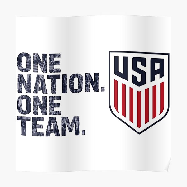 "one nation one team merch" Poster for Sale by jaonilove | Redbubble