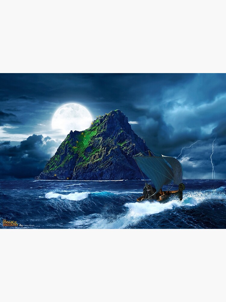 "The impressive Skellig Michael" Poster for Sale by andriu | Redbubble