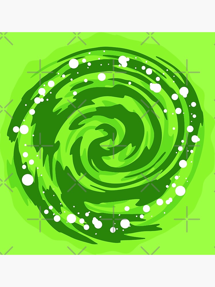 "Portal Gun - Green Portal " Poster for Sale by cartoonice | Redbubble