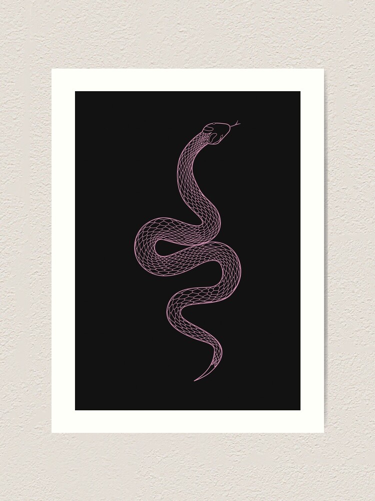 "Tell Me - Snake Illustration" Art Print for Sale by mkattner | Redbubble