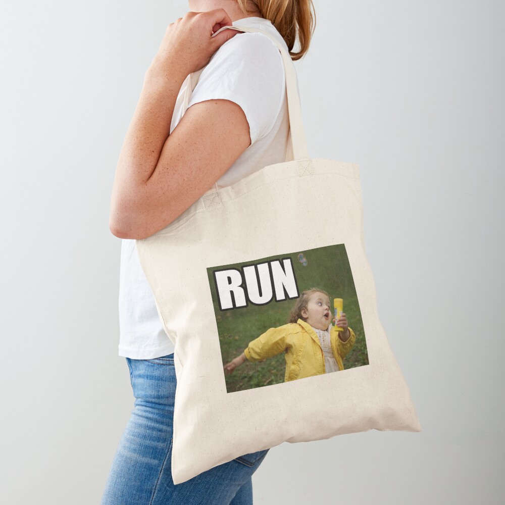 "RUN meme" Sticker for Sale by SplendidArt | Redbubble