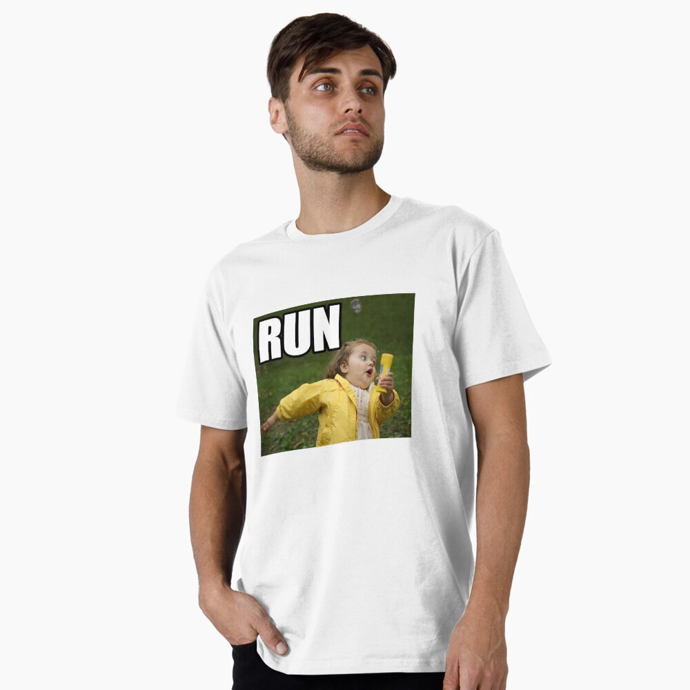 "RUN meme" Sticker for Sale by SplendidArt | Redbubble