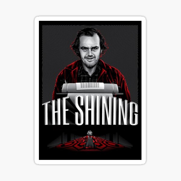 "The shining" Sticker for Sale by Robaroor | Redbubble