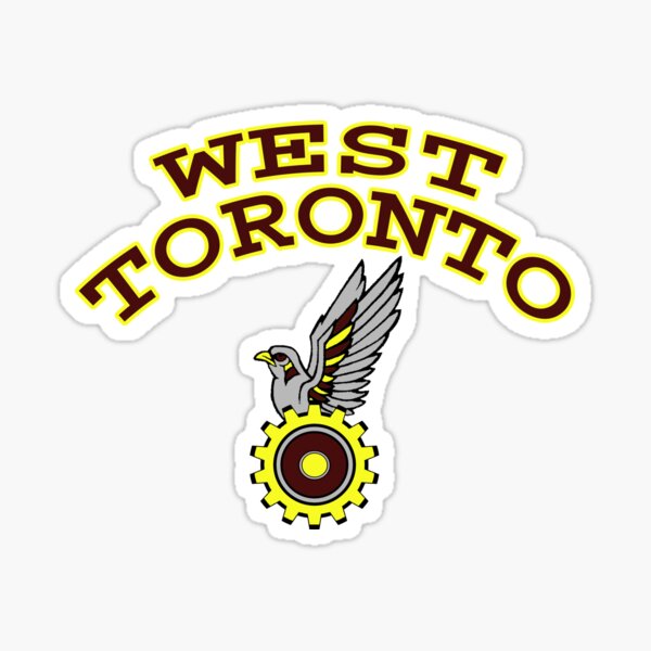 "WEST TORONTO" Sticker for Sale by evcco | Redbubble