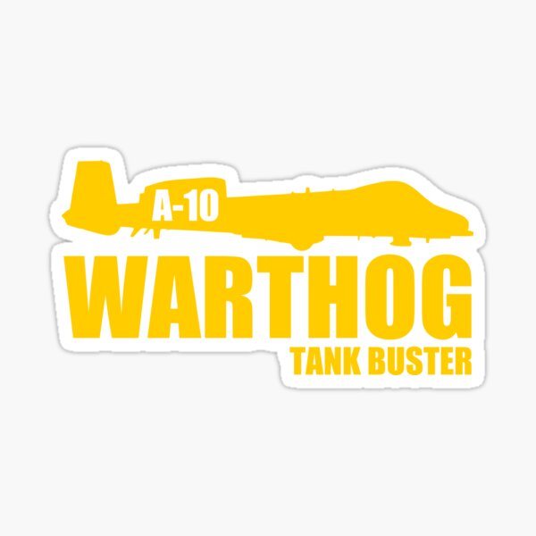 "A-10 Warthog " Sticker by StrongVlad | Redbubble