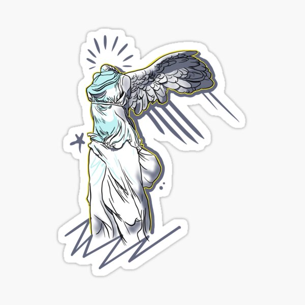 "Nike statue" Sticker for Sale by Borapronobis | Redbubble
