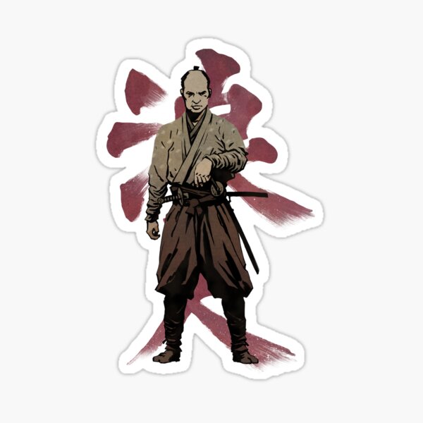 "Grey Ronin" Sticker for Sale by DazMerch | Redbubble