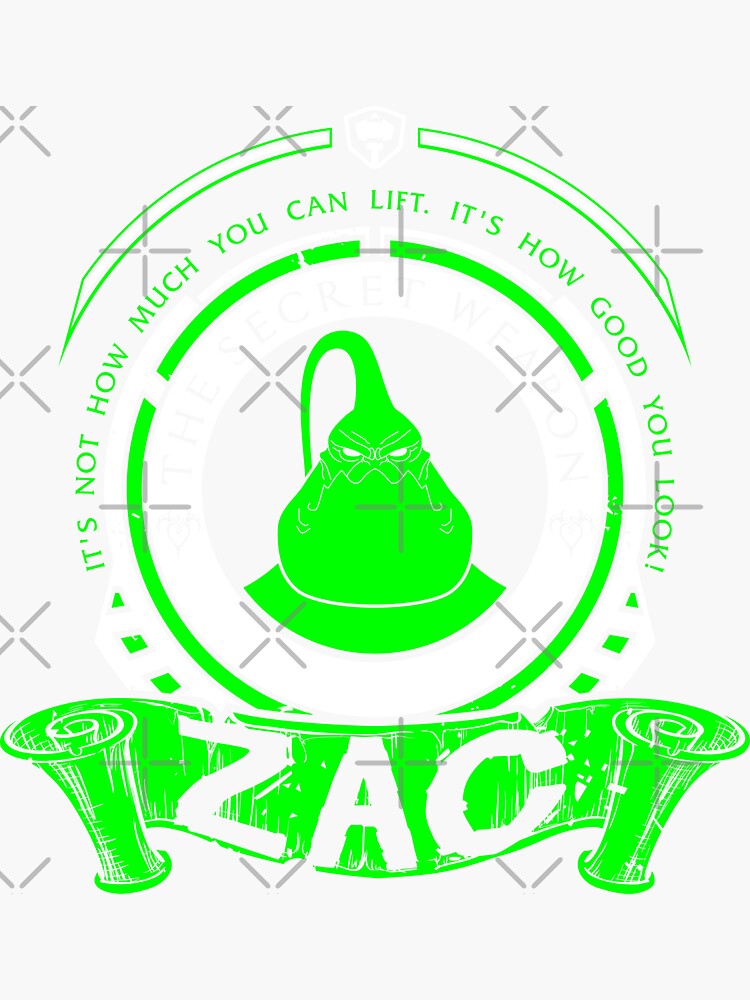 "ZAC - LIMITED EDITION" Sticker for Sale by allstarfey1 | Redbubble