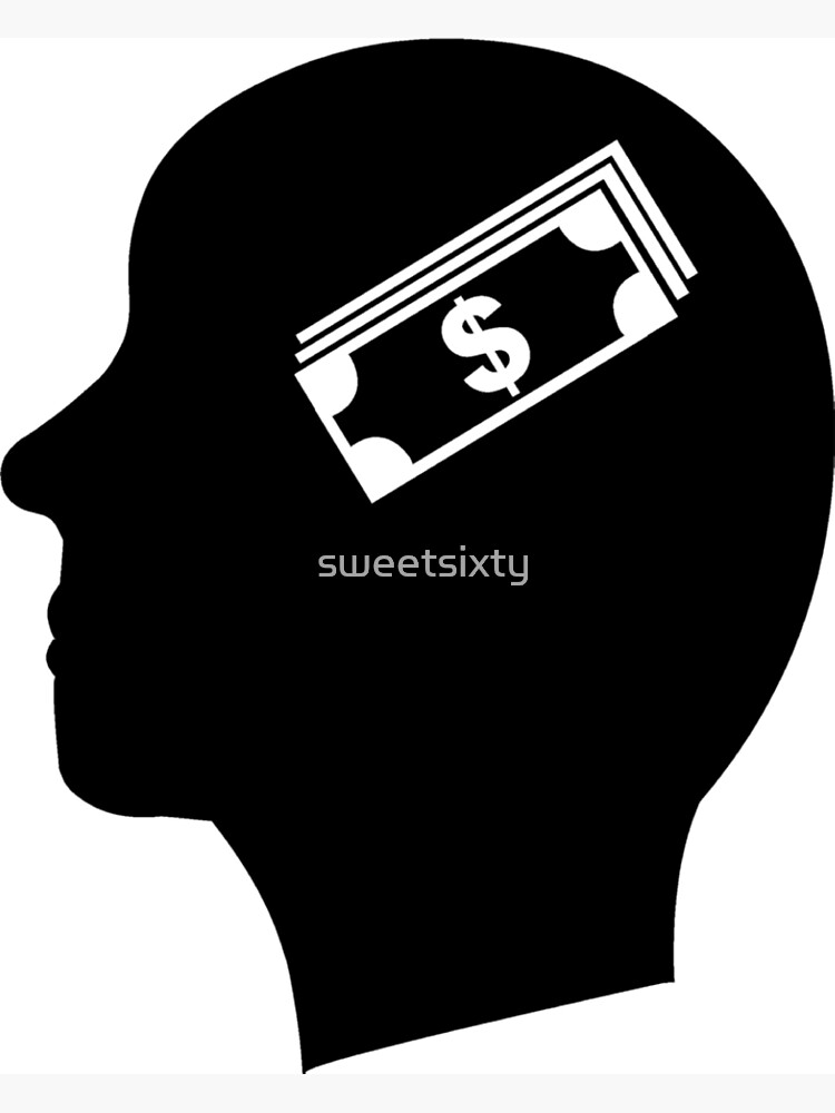 "Thinking Money" Poster for Sale by sweetsixty | Redbubble
